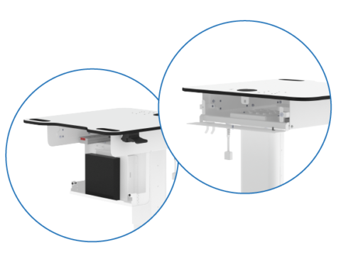 Mobile Medical Workstation Cart On Wheels | Dalen Healthcare