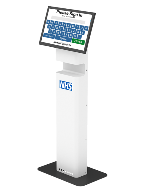 Patient Check-in Kiosk | Dalen Healthcare | Medical Screen Stand