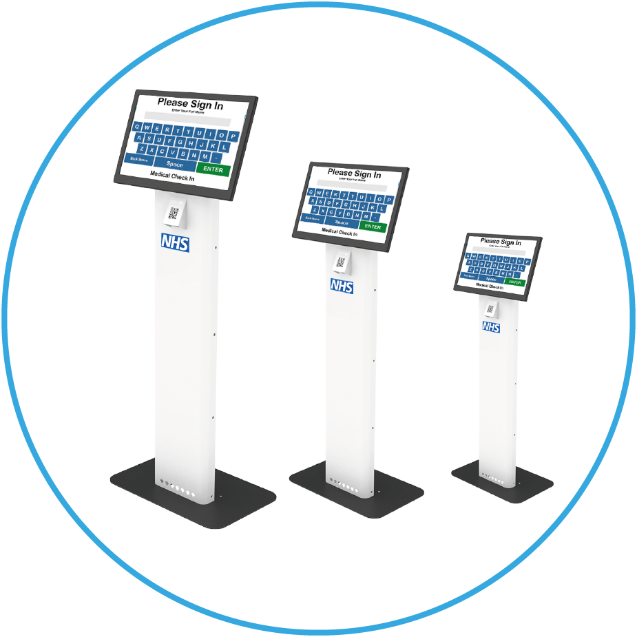 Patient Check-in Kiosk | Dalen Healthcare | Medical Screen Stand
